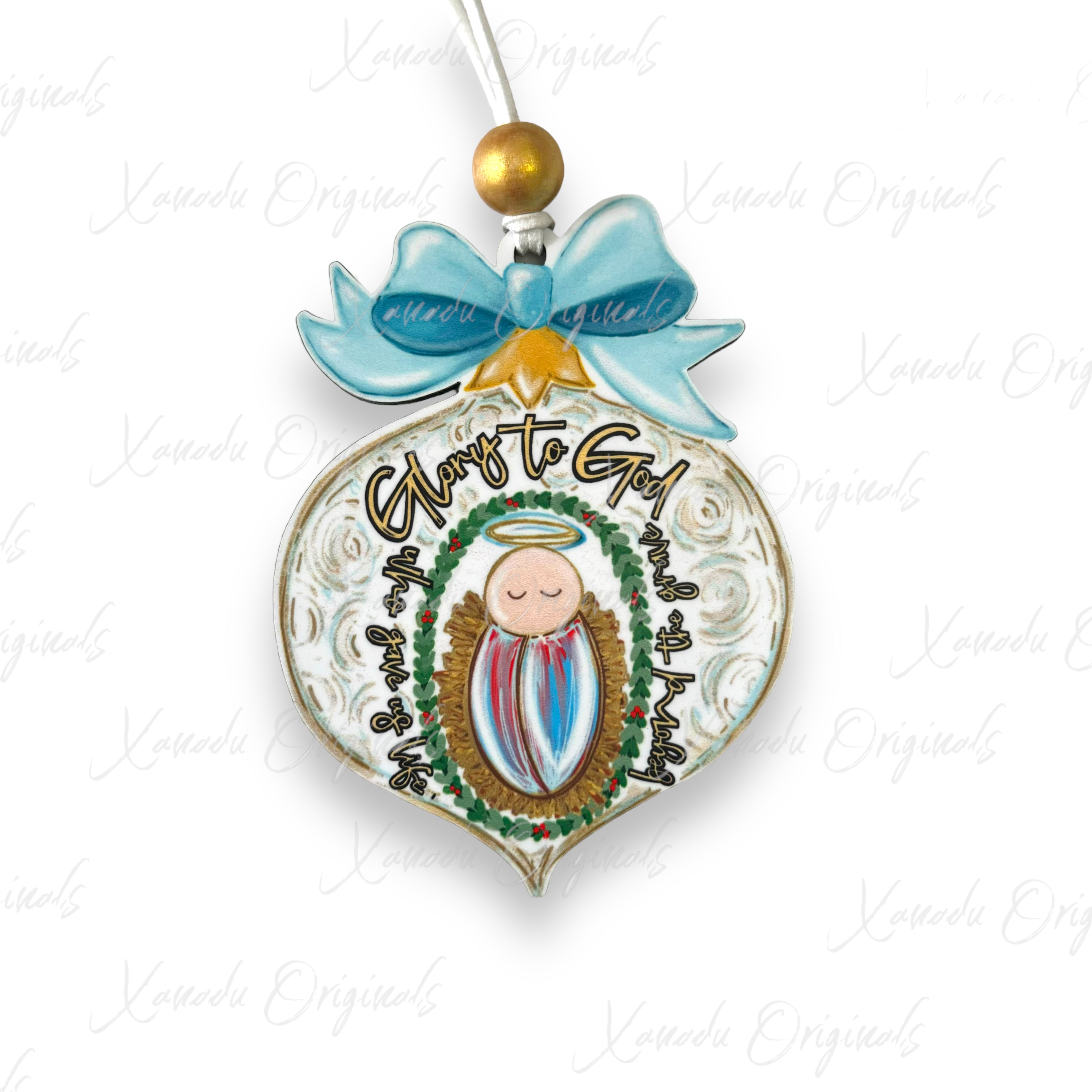 Glory To God Ornament – Xanadu Originals