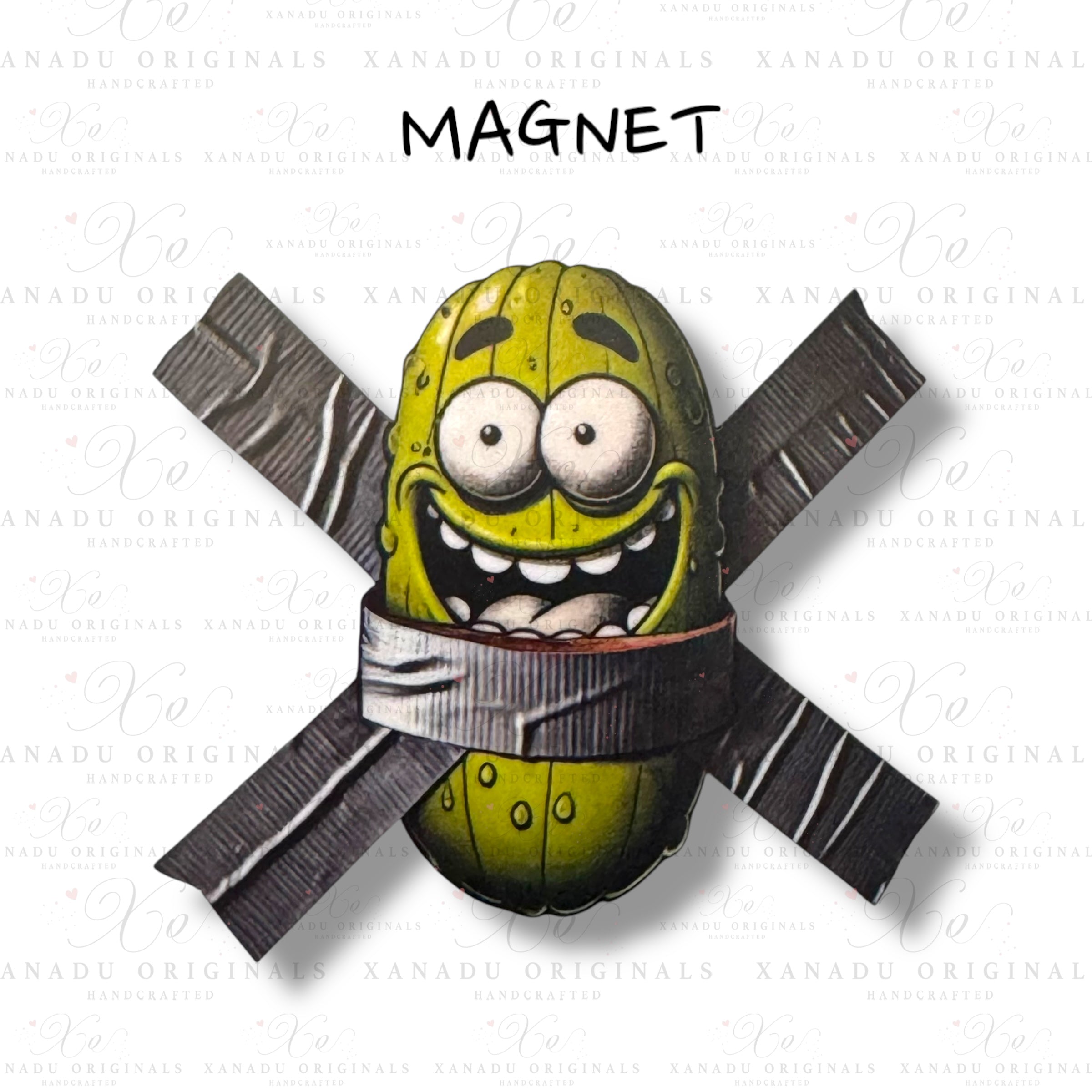 Duct Tape Pickle Magnet – Xanadu Originals